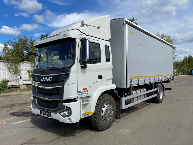 Купить бортовой автомобиль Jac N200L с тентом 11,5 тонн 9,2 м: цена, характеристики, описание